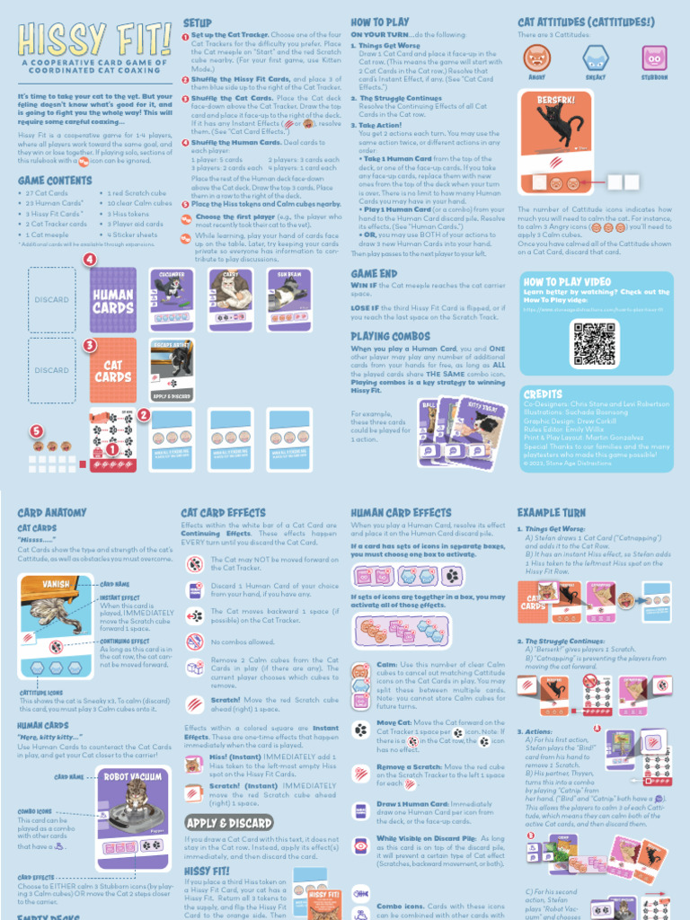 Hissy Fit Game Rules Explained | PDF | Card Games | Games Of Mental Skill