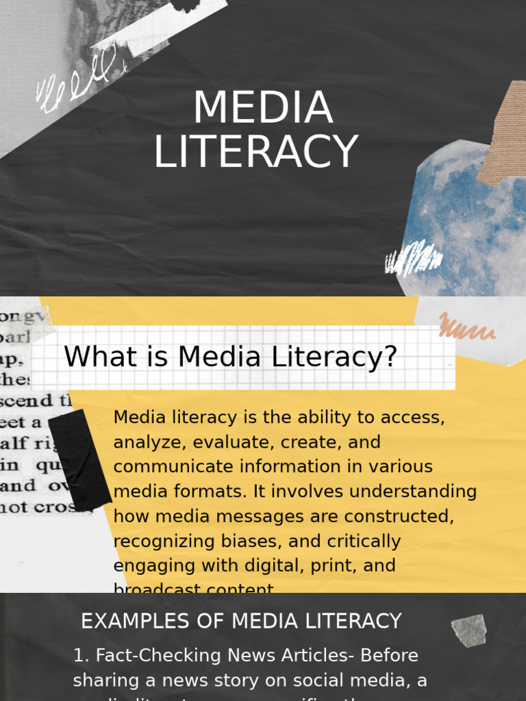 Understanding Media Literacy Skills | PDF