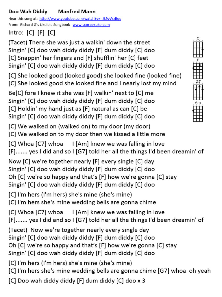 Doo Wah Diddy Manfred Mann | PDF