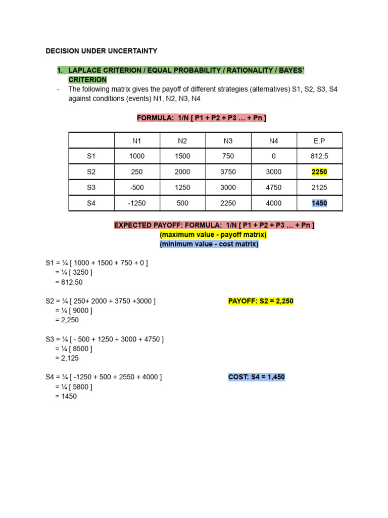 MANSCI REVIEWER | PDF | Game Theory | Mathematical Optimization