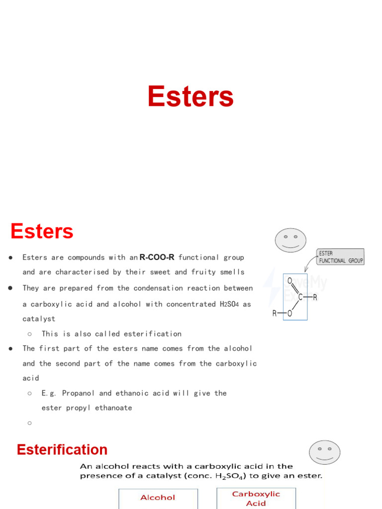 Esters | PDF