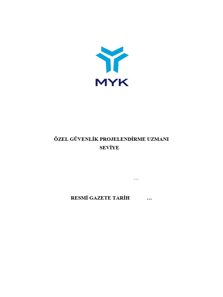 Ulusal Meslek Standardi Proje Sorumlusu | PDF