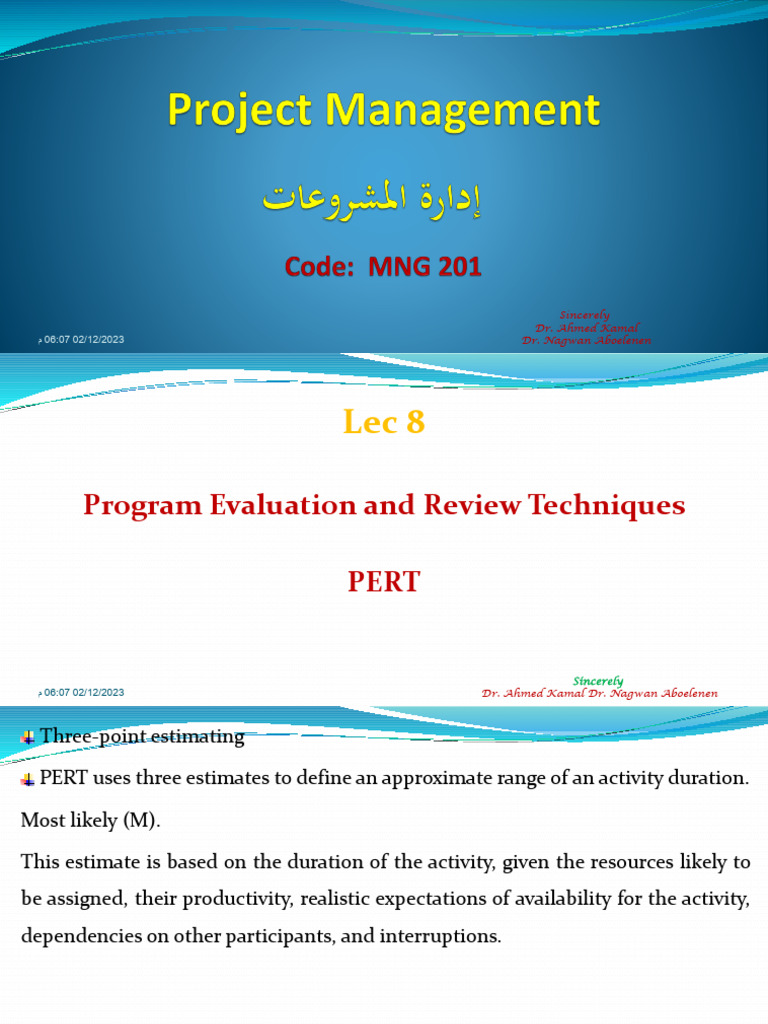 PERT Three-Point Estimating Guide | PDF | Standard Deviation | Uncertainty