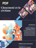 Civisme Et Citoyenneté Exposé | PDF | Citoyenneté | Démocratie