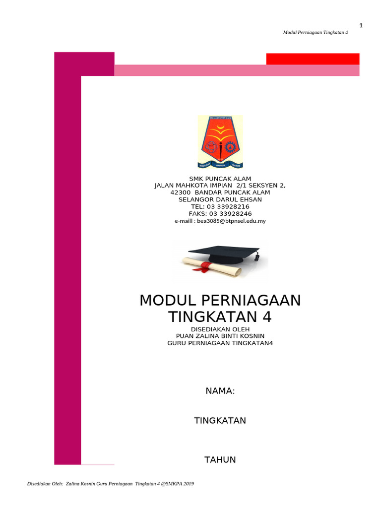 Modul Tg4 Dan Skema | PDF