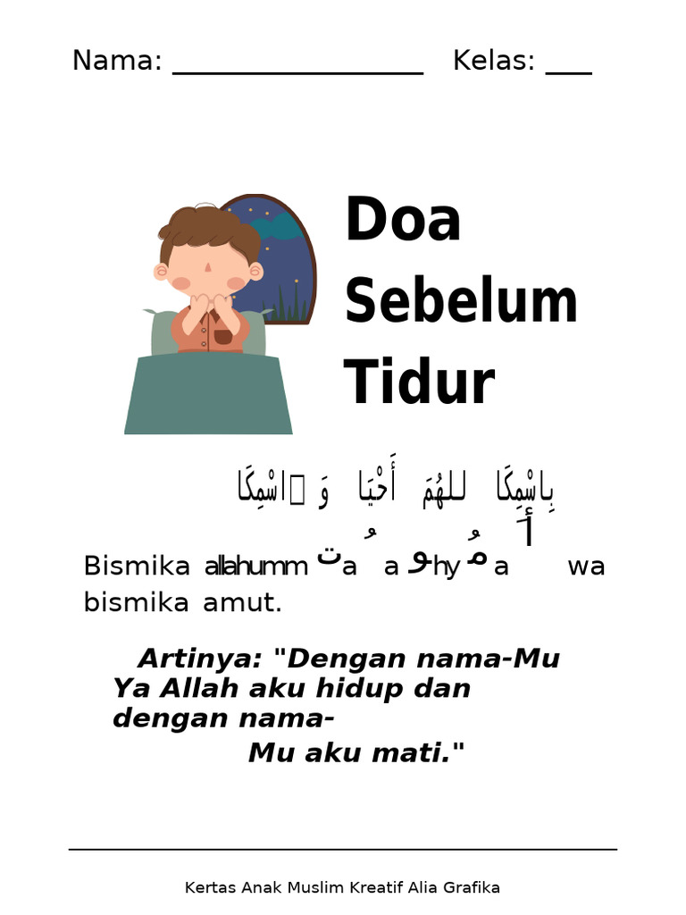 Kumpulan Doa Pendek Sehari-hari | PDF