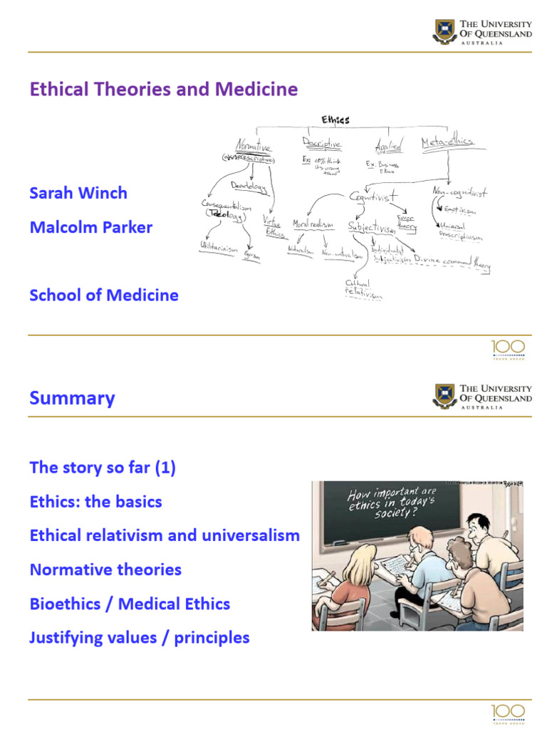 Ethical Theories & Medicine - 14 | PDF | Utilitarianism | Bioethics