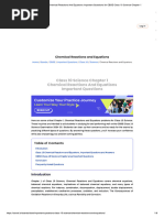 Chemical Reactions and Equations Class 10 Notes Science Chapter 1 ...