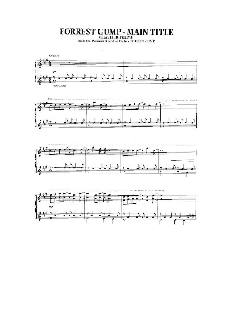 BS Forrest Gump - Main Title | PDF