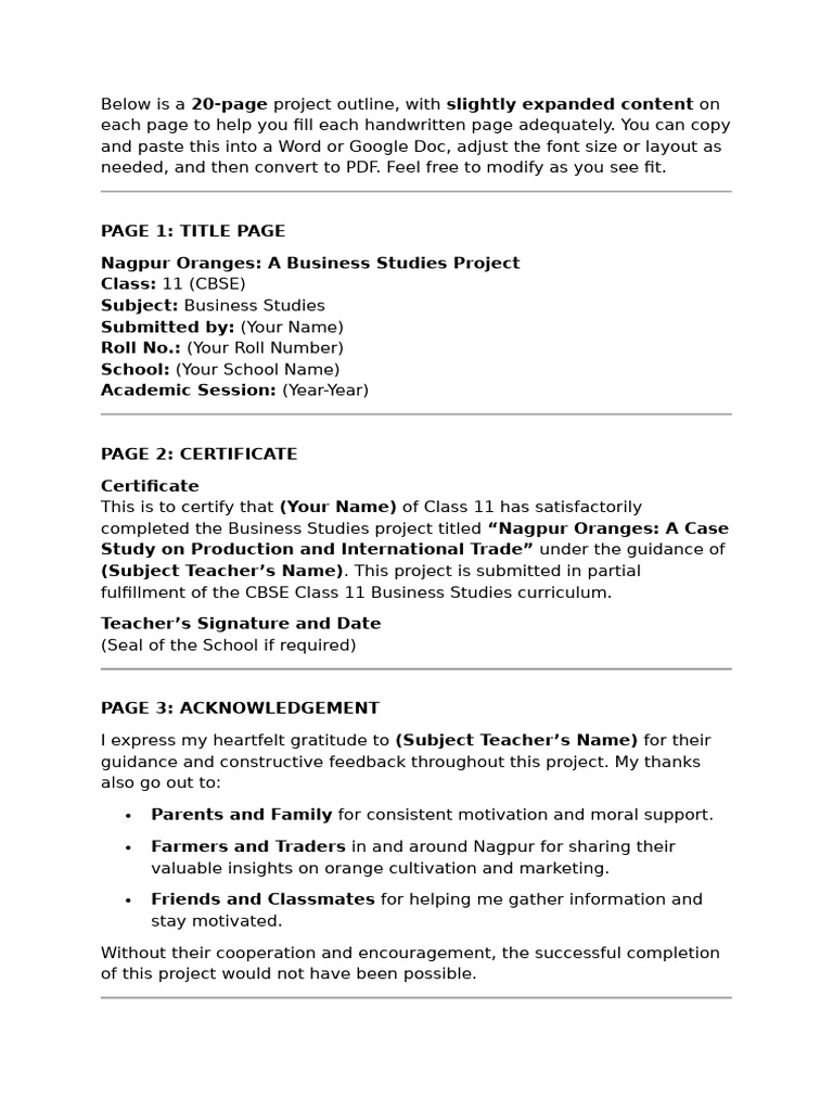 BST Project | PDF | Orange (Fruit) | Agriculture