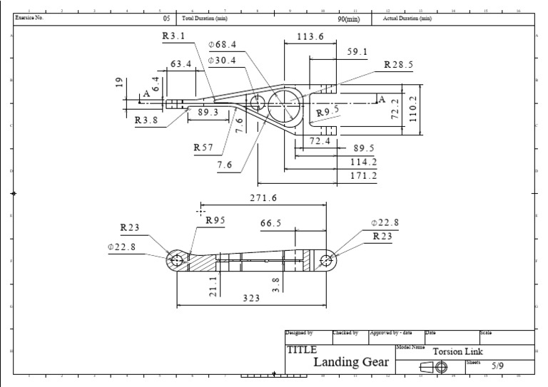 Torsion Link Landing Gear Exercise Data | PDF