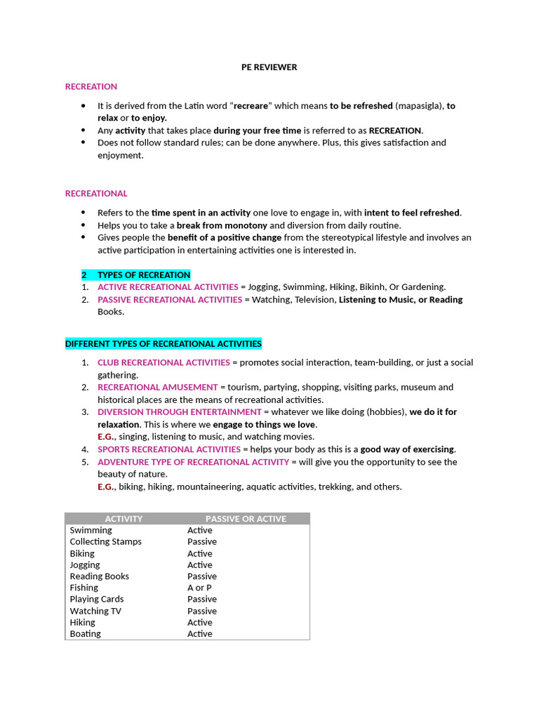 Pe Notes | PDF