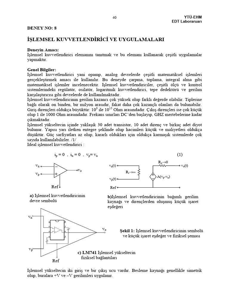 Opamp Mantığı | PDF