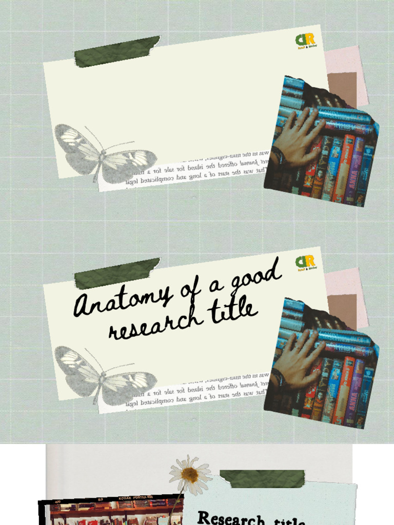 Crafting Effective Research Titles | PDF