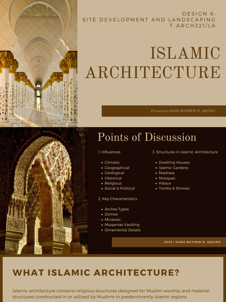 Islamic Architecture Overview | PDF | Mosque | Dome
