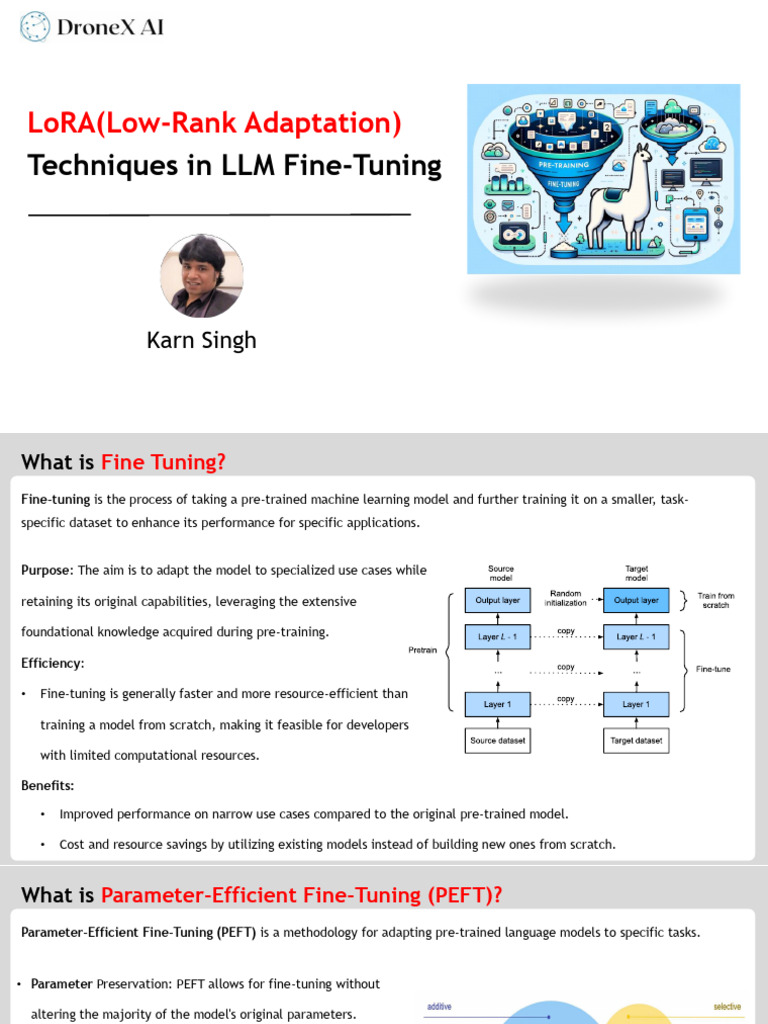 LoRA Techniques for LLM Fine-Tuning | PDF | Machine Learning | Applied Mathematics