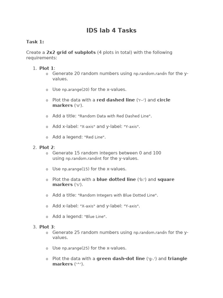 IDS Lab 4 Task 1 | PDF