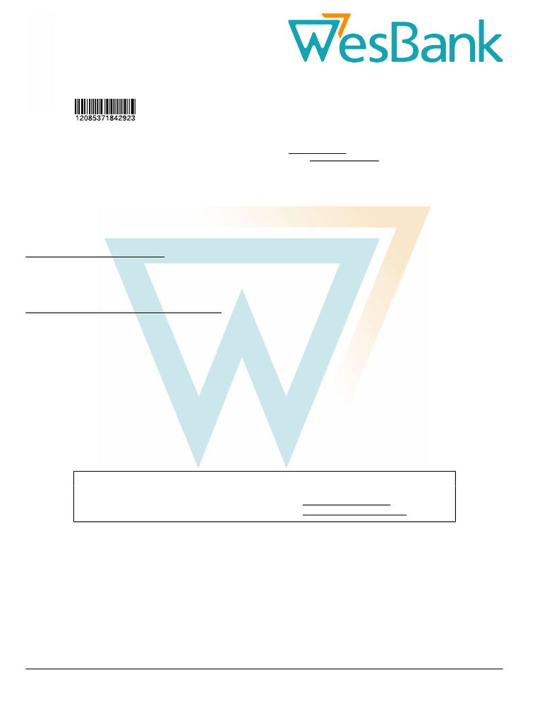 WesBank Motorite Service Plan Details | PDF | Money | Business