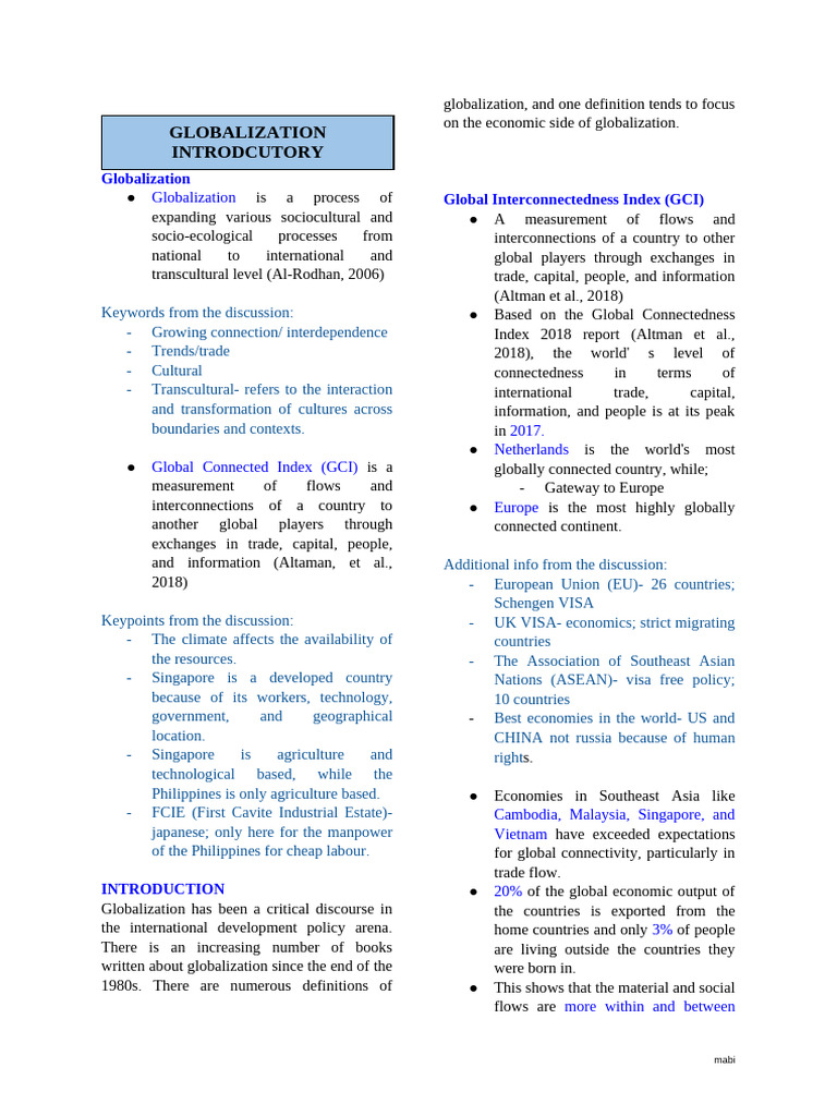 Understanding Globalization Dynamics | PDF | Globalization | World Politics
