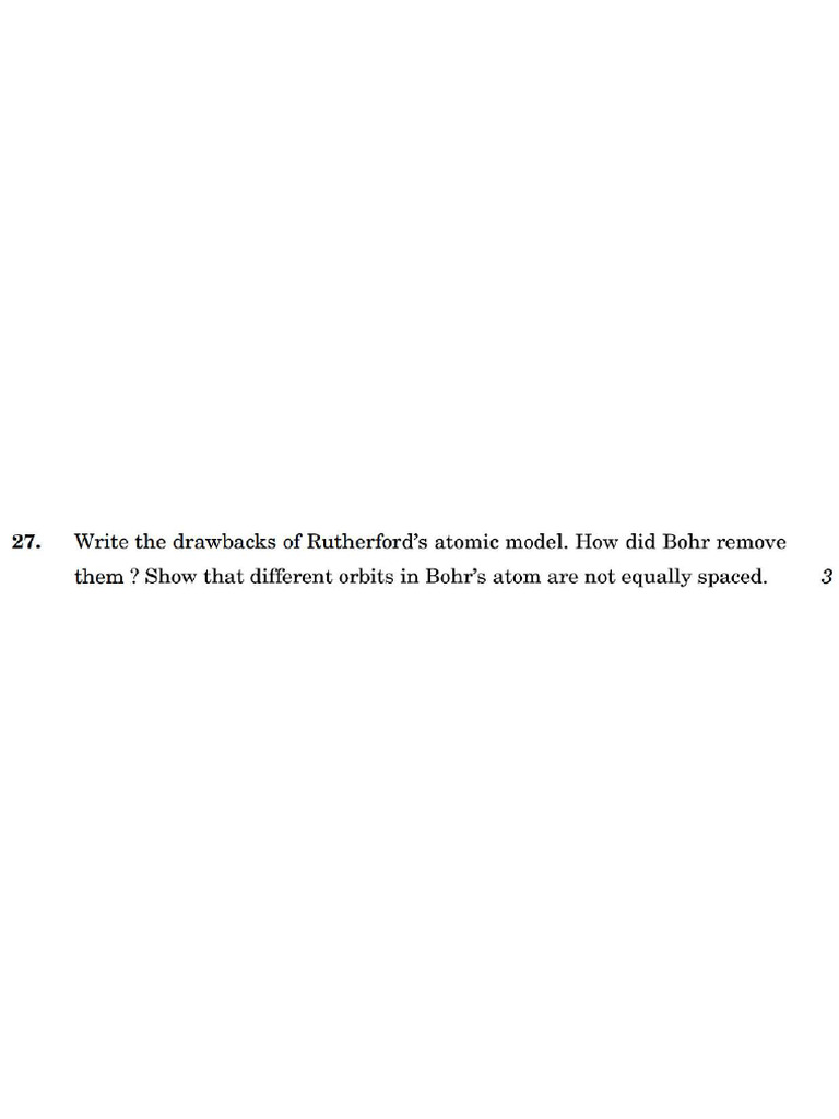 2024 ATOMS Questions Physics | PDF