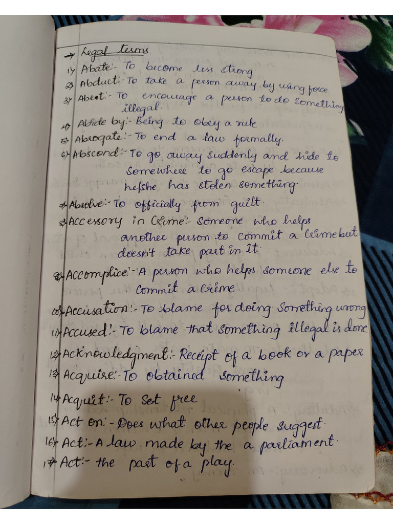 English Notes | PDF