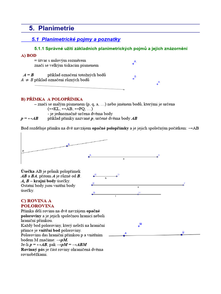 Planimetrie | PDF