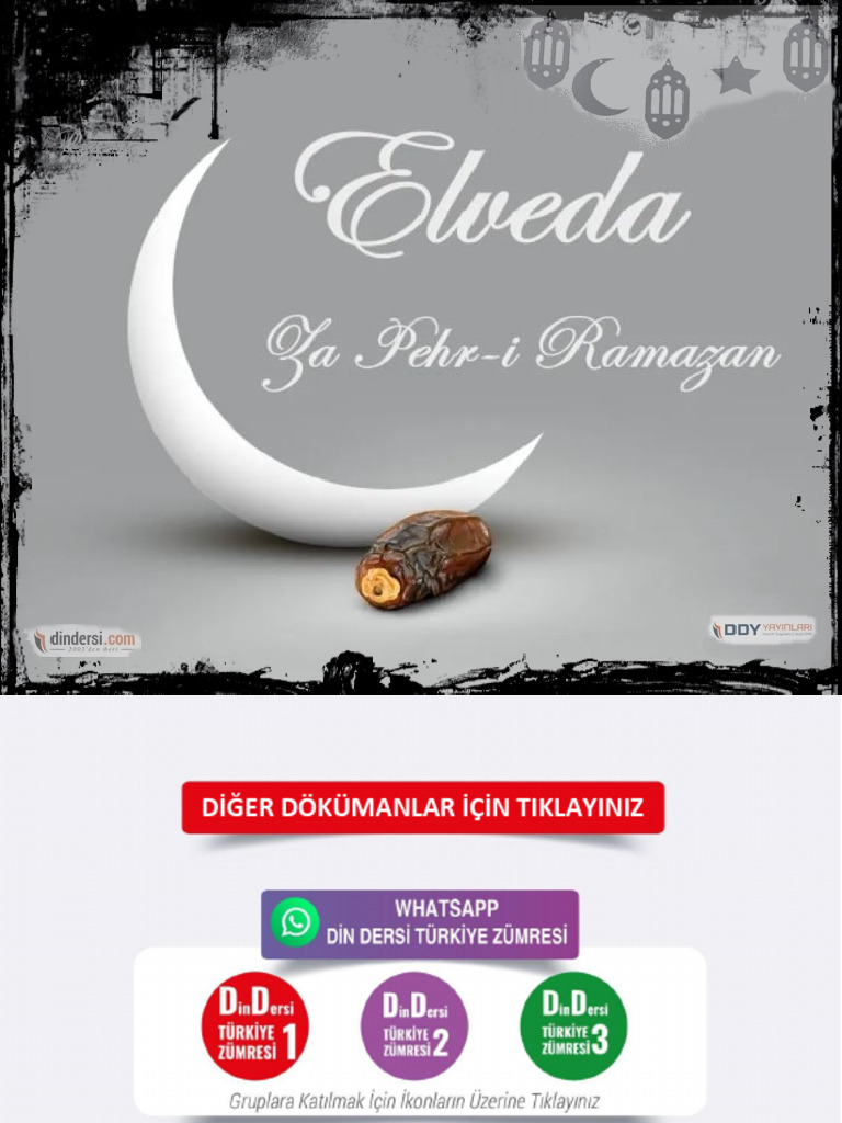 Elveda Ya Sehri Ramazan | PDF