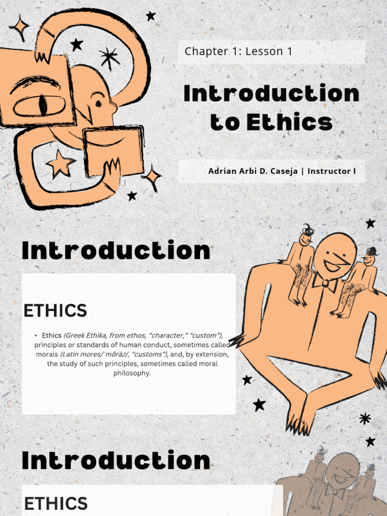 ETHICS-100-Lesson-1 (1) | PDF