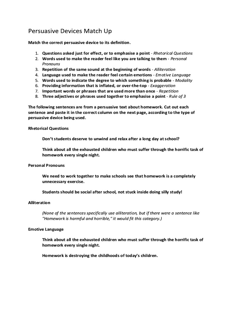 Persuasive Devices | PDF