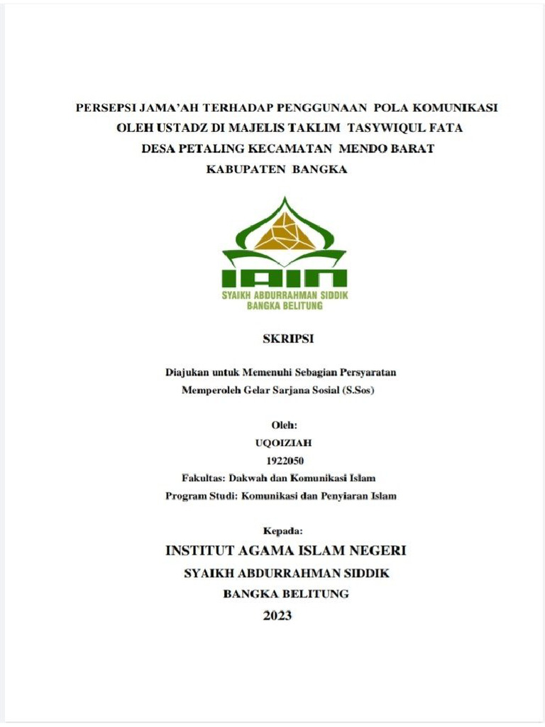 Halaman Awal - 1922050 | PDF