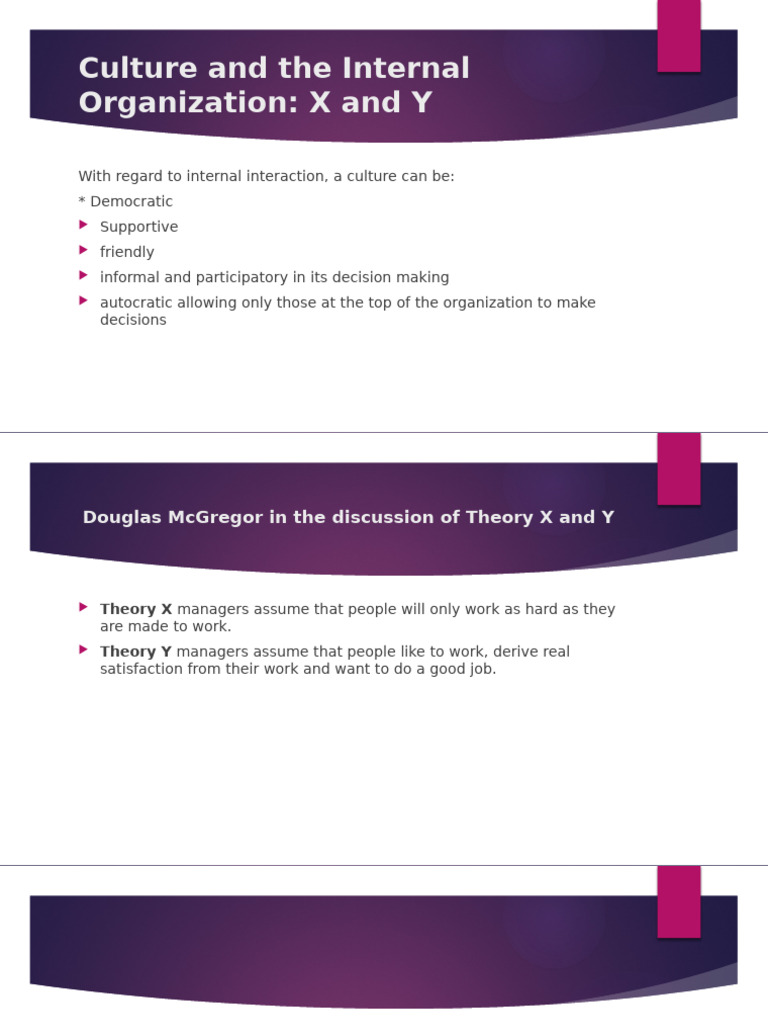 Culture and The Internal Organization | PDF | Empowerment | Behavior