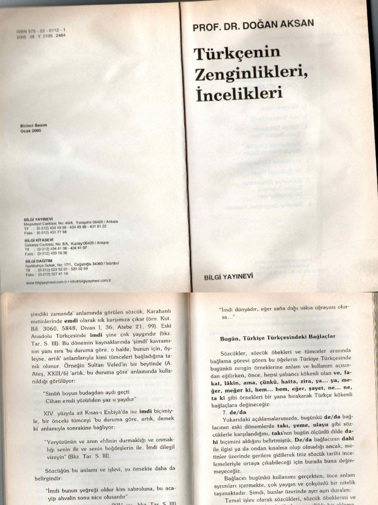 Türk dilinin ayırıcı özellikleri 2_D. Aksan | PDF