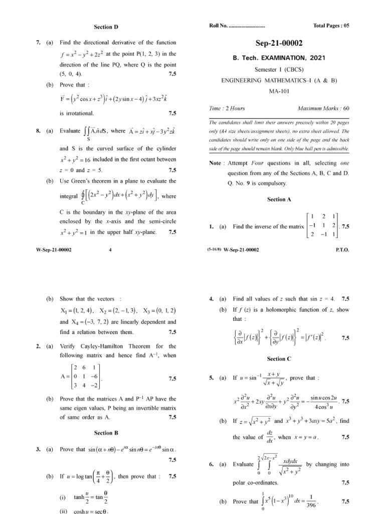 (Ma-101) | PDF