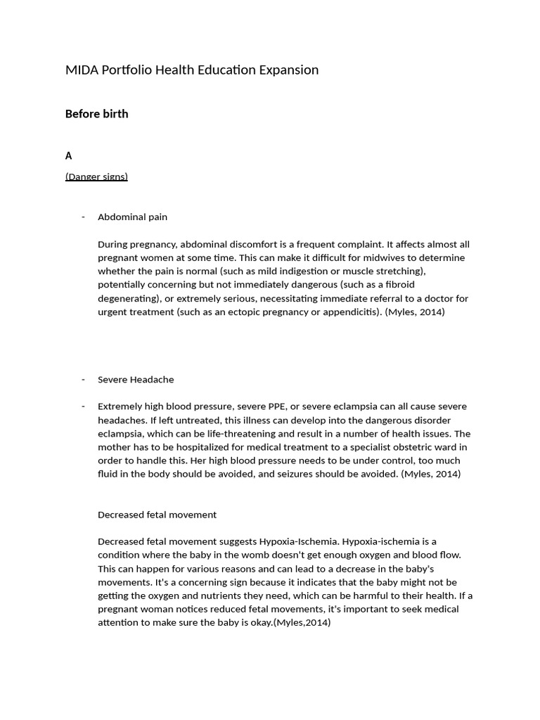 MIDP Portfolio expansion | PDF | Infants | Breastfeeding