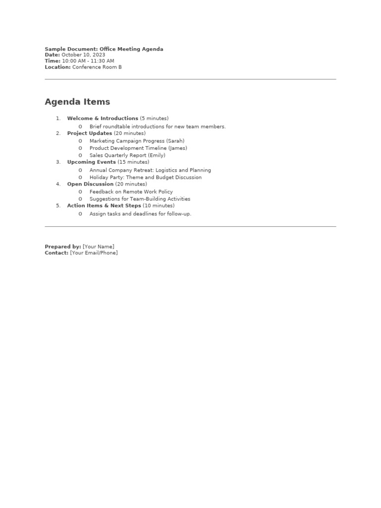 Sample Document | PDF