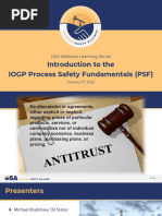 Process Safety Fundamentals (PSFS) | PDF | Safety