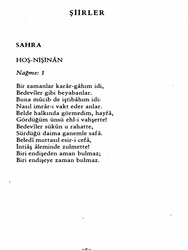Abdülhak Hamit Tarhan-Seçilmiş Şiirleri | PDF