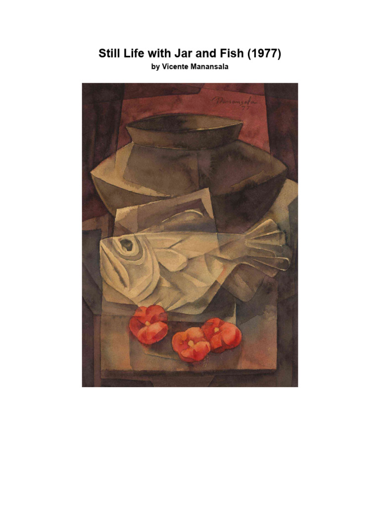 Manansala's 1977 Still Life Art | PDF
