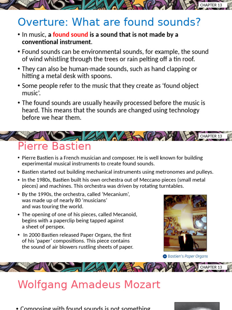 Found Sounds | PDF | Music Production | Music Technology