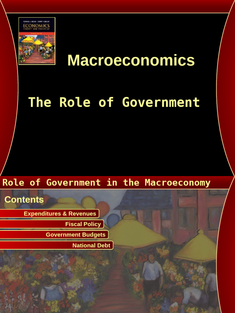 Topic 10 - Role of Government in The Macroeconomy | PDF | Fiscal Policy ...