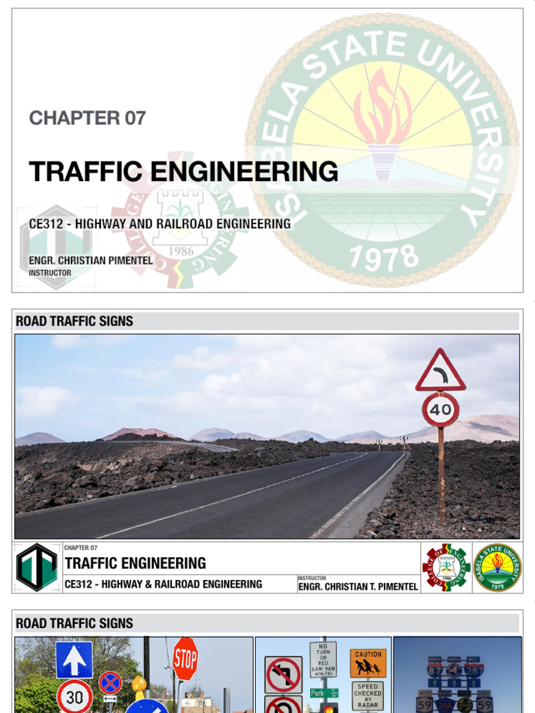 Traffic Engineering and Road Signs Guide | PDF | Traffic | Intersection ...