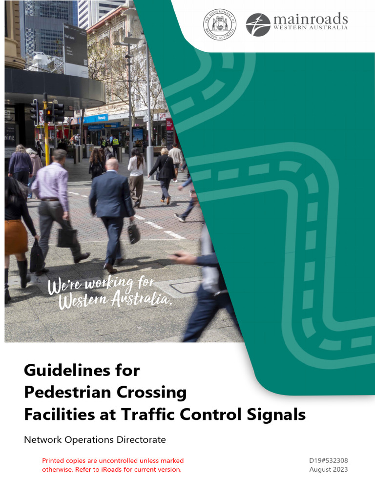 Guidelines For Pedestrian Crossing Facilities at Traffic Signals v2 ...