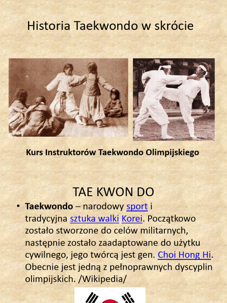 Historia Taekwondo | PDF