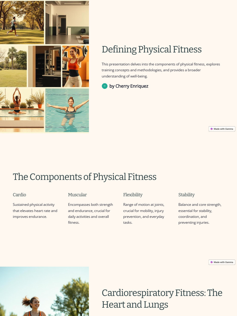 Defining Physical Fitness | PDF | Physical Fitness | Balance (Ability)