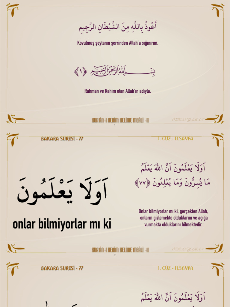 11-Bakara Suresi | PDF
