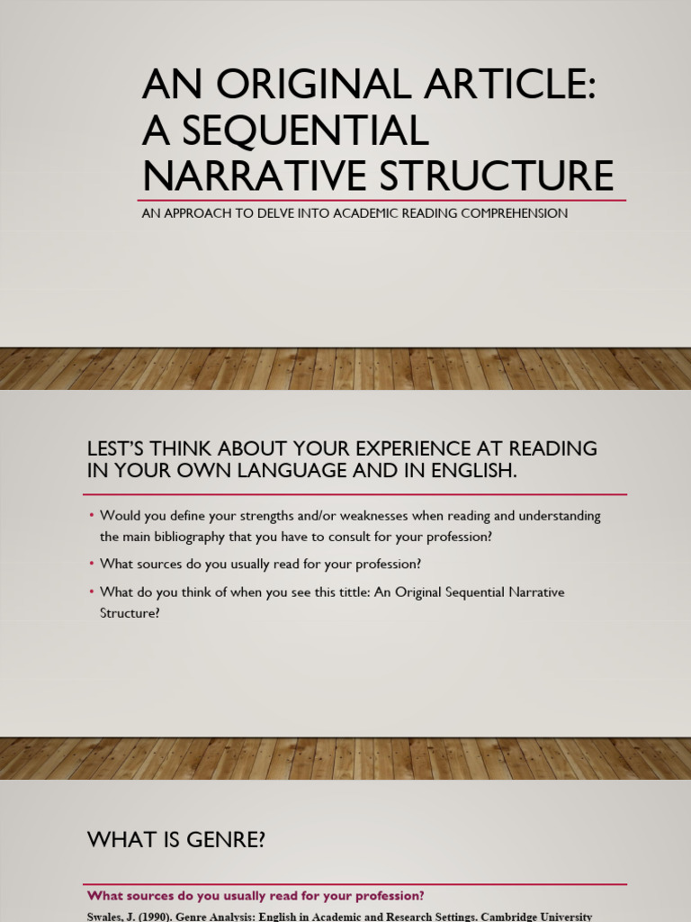 2. Additional content Sequential Narrative Structure of an Original ...