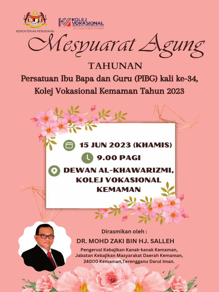 Buku Mesyuarat Agung Tahunan Kali Ke-34 Full With Cover | PDF