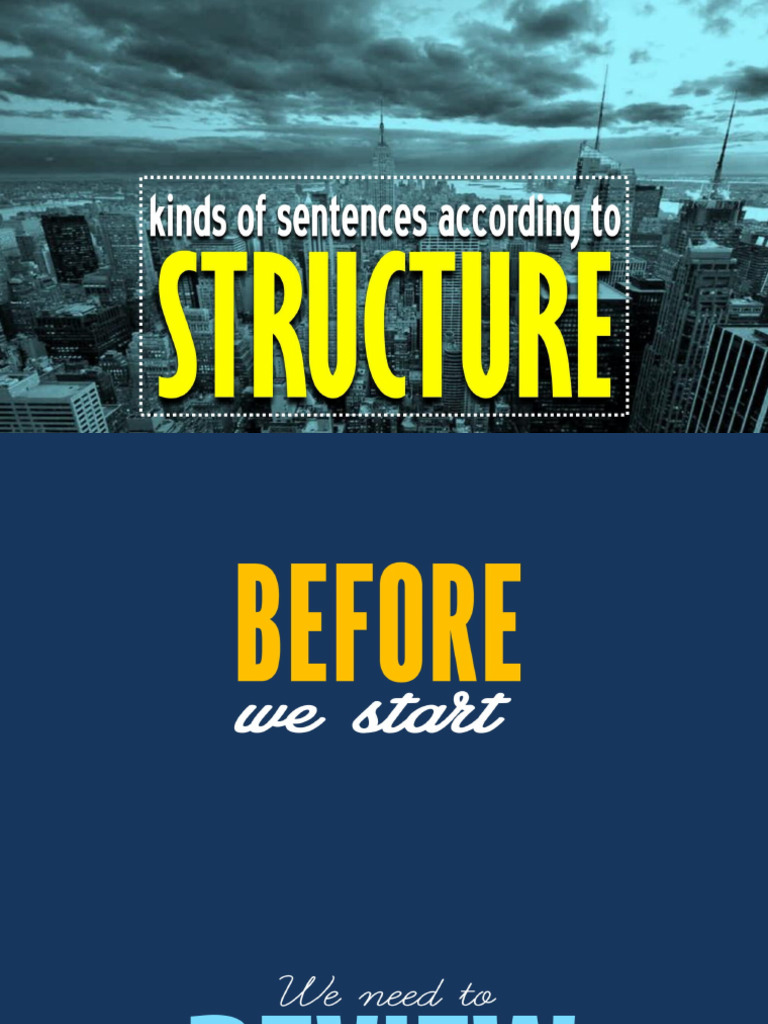 Sentence Structure Variations Guide | PDF