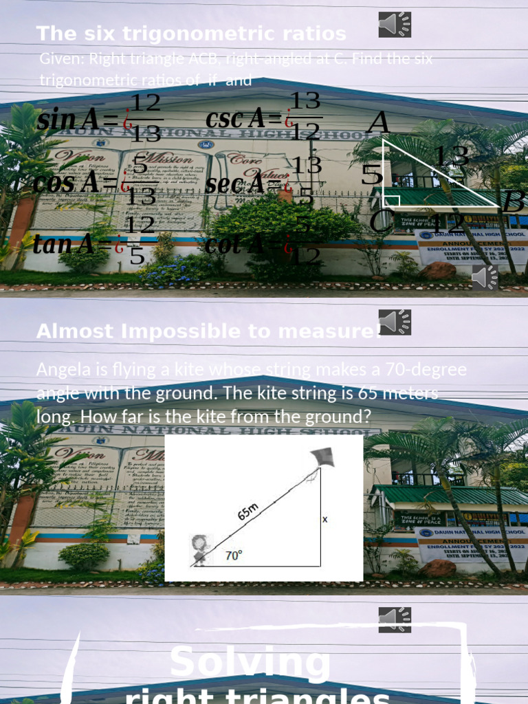 Six Trigonometric Ratios Explained | PDF | Trigonometric Functions ...