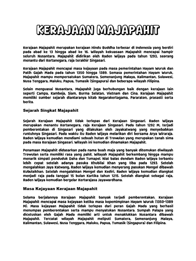Kerajaan Majapahit | PDF